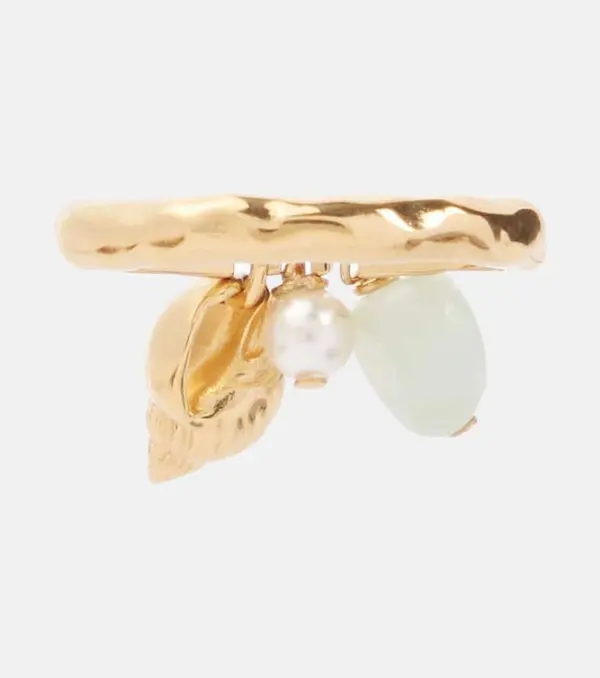 Chloé Shells Faux Pearl Ring