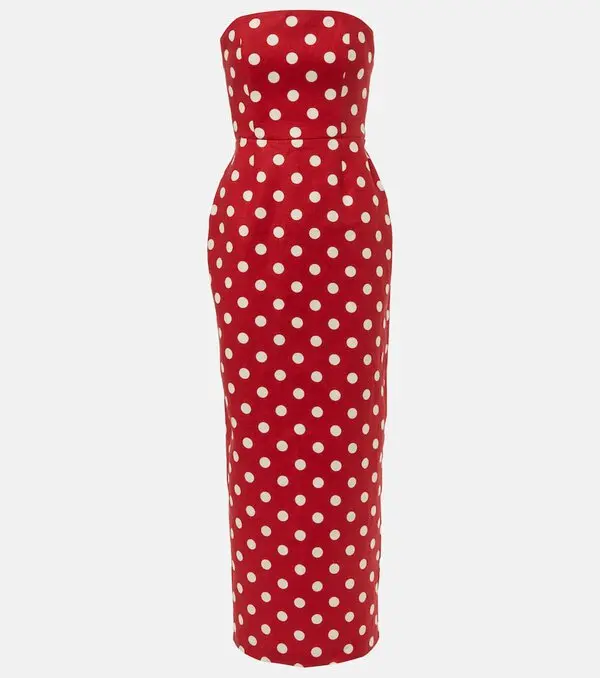 knee length dresses for ladies Lily Garden Rosalie Strapless Dress main image 1