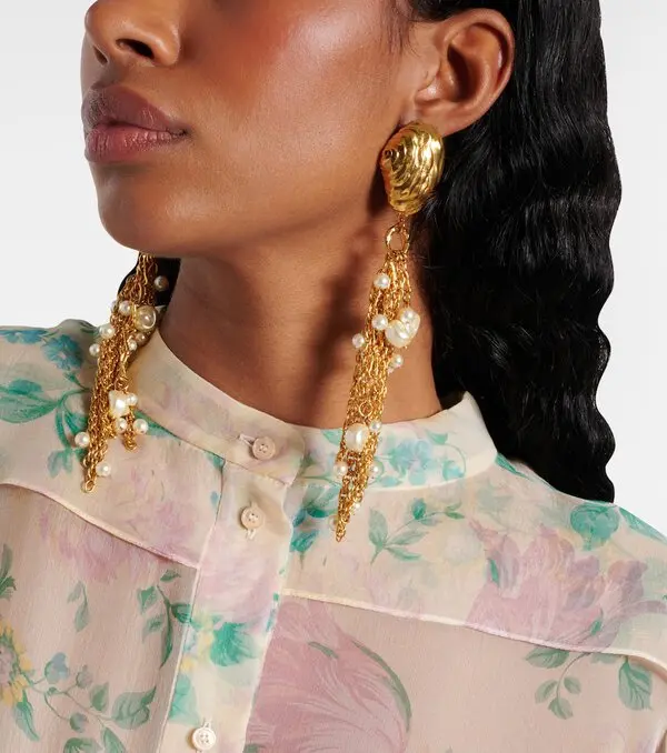 Chloé Shells Dangle Earrings