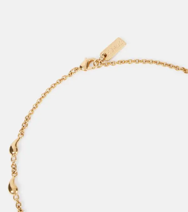 Chloé Shells Chain Necklace - Gold