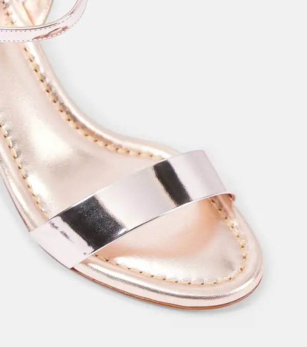 CHRISTIAN LOUBOUTIN Miss Jane 55 Leather Sandals - Pink