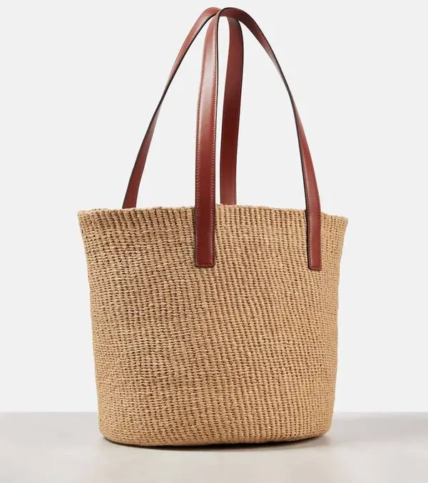 Chloé Horse Medal Large Basket Bag - Brown