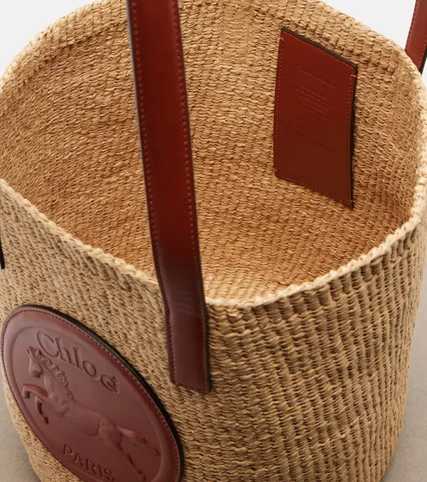 Chloé Horse Medal Large Basket Bag