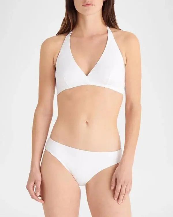 ERES Gang Halter Bikini Top - Blanc