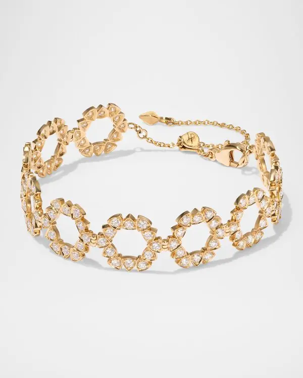 JAMIE TURNER 18k Yellow Gold Della Diamond Bracelet - Ylwwht