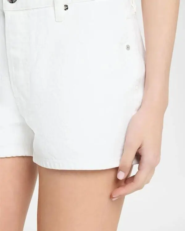 FRAME The Hang Denim Shorts - White
