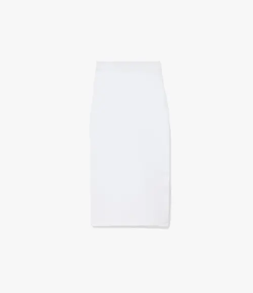 Another Tomorrow Tube Skirt - White