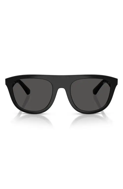 Burberry 55mm Square Sunglasses - Black / Dark Grey
