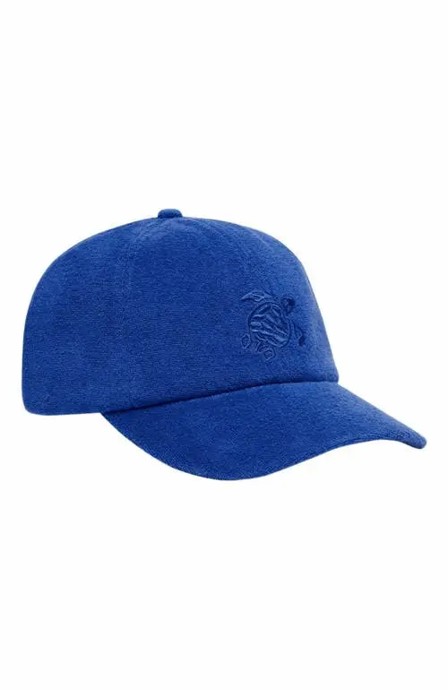 Vilebrequin Terry Cloth Baseball Cap With Embroidered Turtle Logo - Marrakech