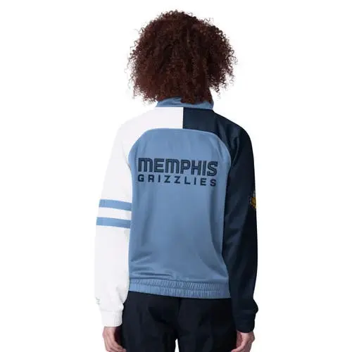 STARTER Memphis Grizzlies Line Up Dolman Raglan Full-zip Track Jacket By