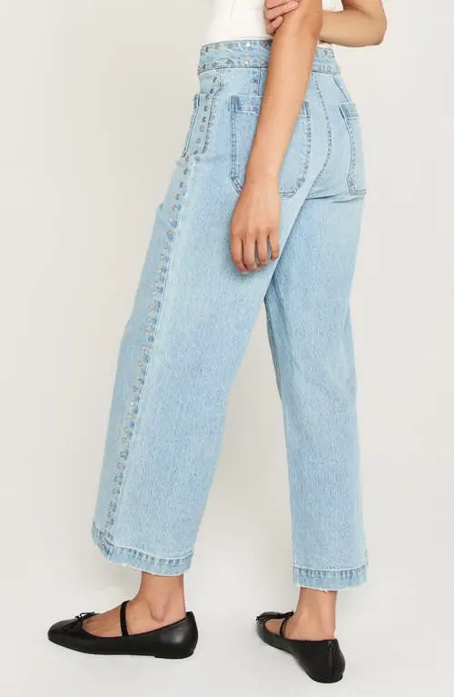 UNPUBLISHED Gemma Vip Cropped Wide-leg Jeans