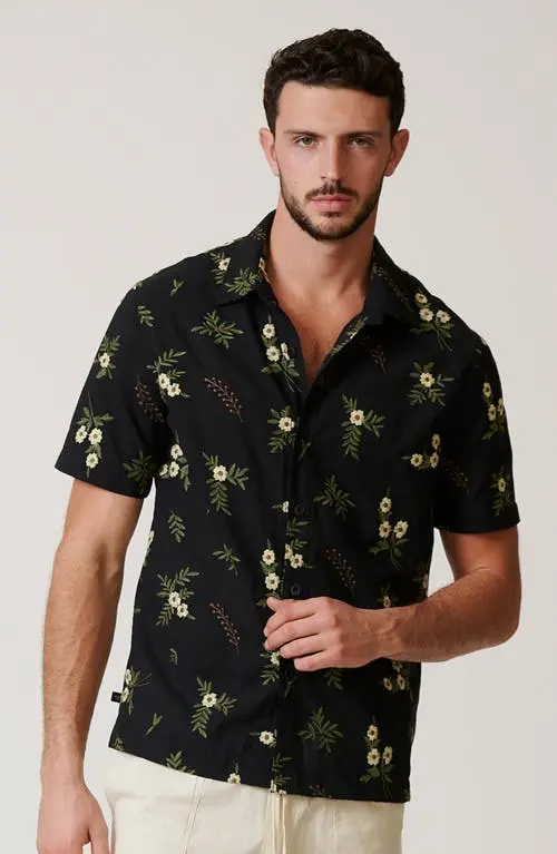 LEISURE LAB Jaco Button Up - Midnight