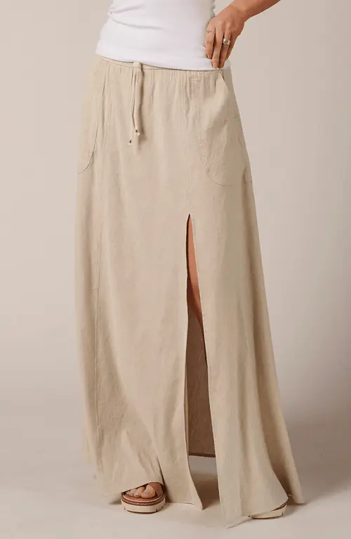 LEISURE LAB Sunset Flow Skirt - Oatmeal