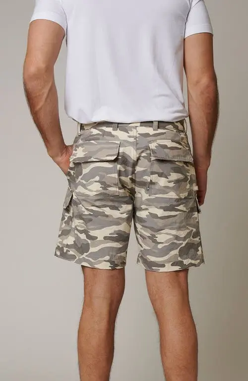 LEISURE LAB Ripstop Cargo Camo Shorts - Arctic