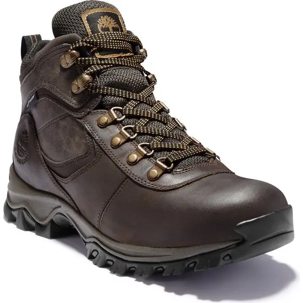 Timberland Mt. Maddsen Waterproof Hiking Boots - Dark Brown