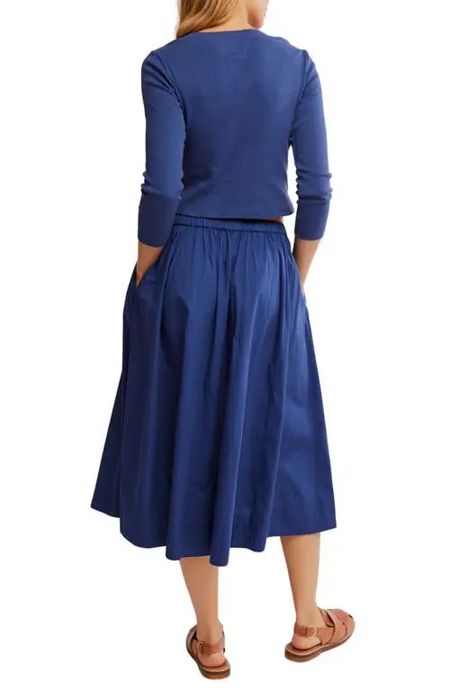 Free People Cardigan And A-line Skirt Set