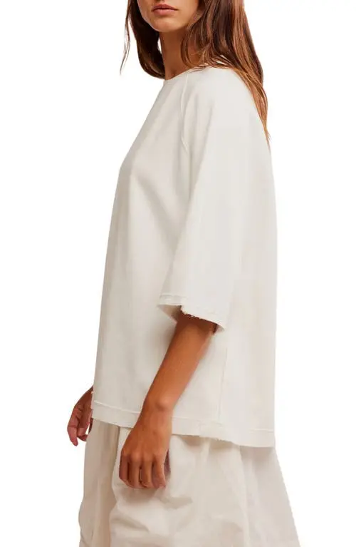 Free People Joah Oversize Cotton Blend T-shirt