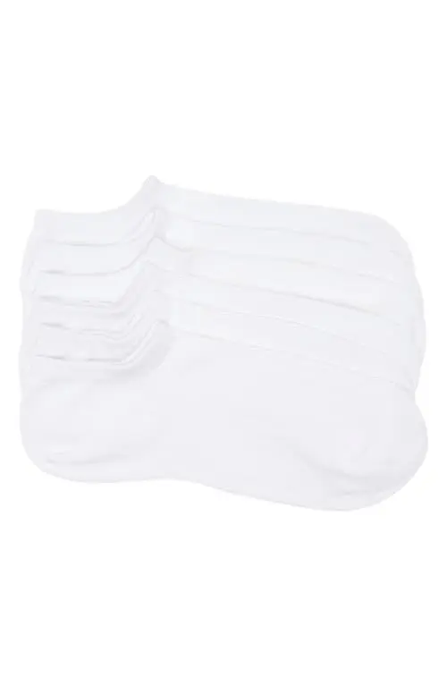 Nordstrom 3-pack Rib No-show Socks - White