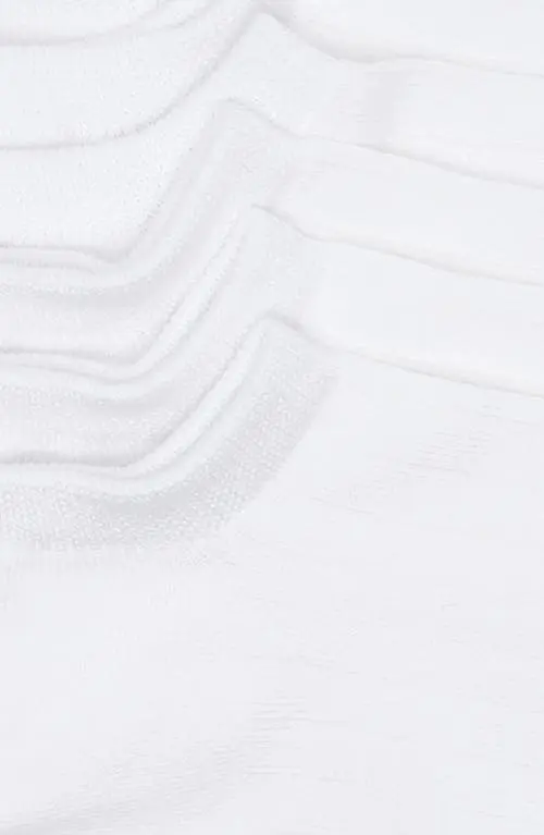 Nordstrom 3-pack Rib No-show Socks - White