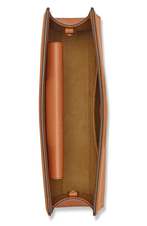 Mcm Embossed Leather Tote