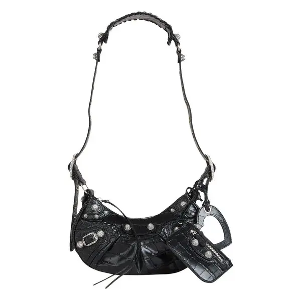 Balenciaga Xs Le Cagole Shoulder Bag - Black