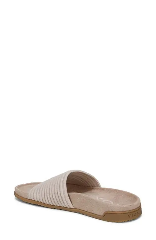 Vionic Evie Slide Sandal - Cream