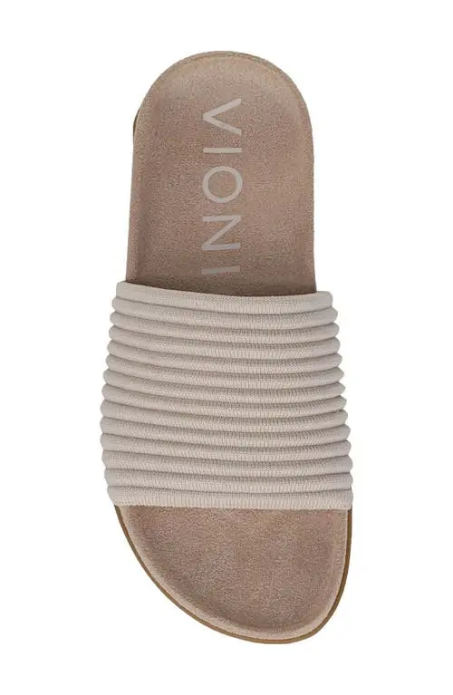 Vionic Evie Slide Sandal - Cream