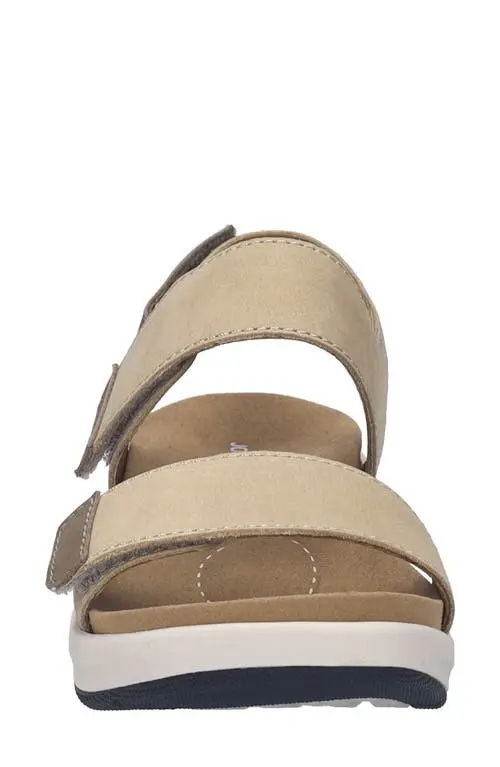 Josef Seibel Estelle Slingback Platform Sandal - Beige