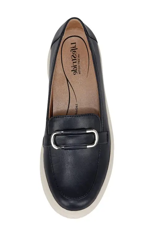 LIFESTRIDE Genevabit Platform Loafer - Navy