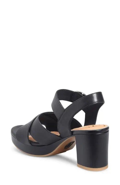 SOFFT Lizzie Platform Sandals - Black