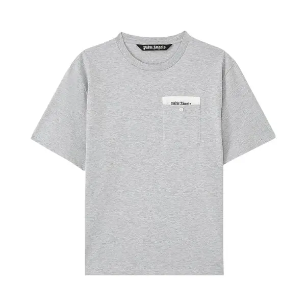 Palm Angels Sartorial Tape Crewneck T-shirt - Grey