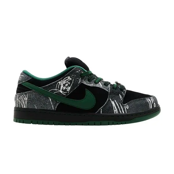 Nike There Skateboards X Dunk Low Sb 'ultra Humanized' Sneaker - Black