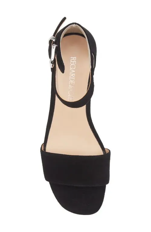 Regarde Le Ciel Yeremi Ankle Strap Sandal - Etna Black