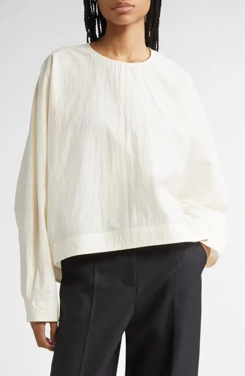 TOTEME Balloon Sleeve Top - Off White