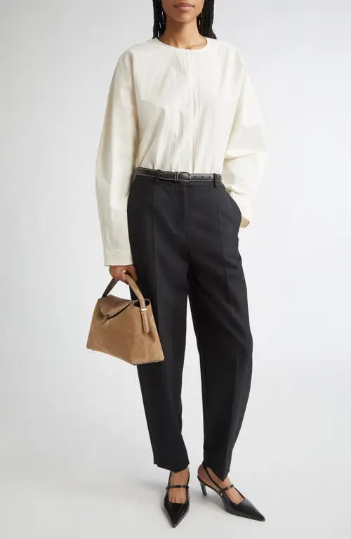 TOTEME Balloon Sleeve Top - Off White