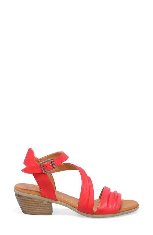 Miz Mooz Kailee Ankle Strap Sandals - Scarlet