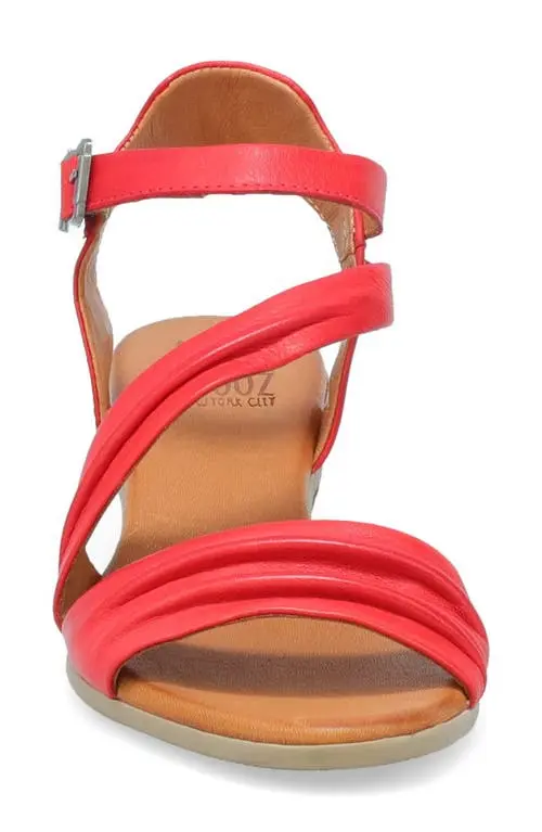 Miz Mooz Kailee Ankle Strap Sandals - Scarlet
