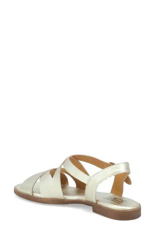 Miz Mooz Lilium Ankle Strap Sandals - Gold