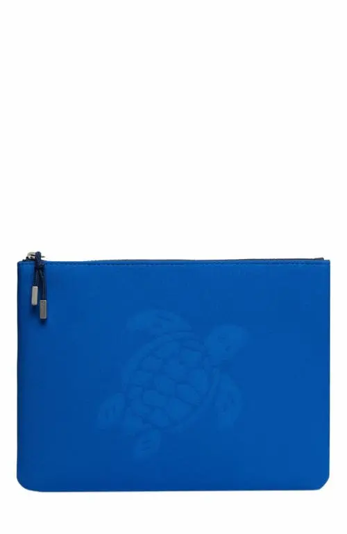 Vilebrequin Solid Neoprene Pouch With Textured Turtle Detail - Marrakech