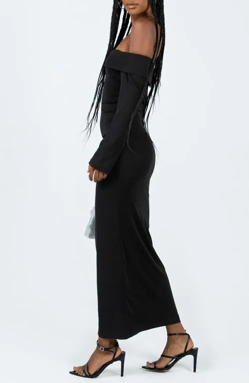 Princess Polly Maida Off The Shoulder Maxi Dress