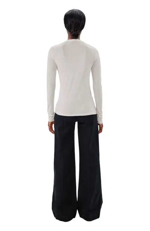 Another Tomorrow Long Ballet Scoop Neck Tee