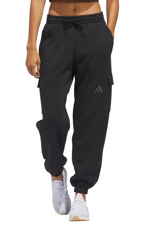 Adidas All Season Cargo Sweatpants - Black