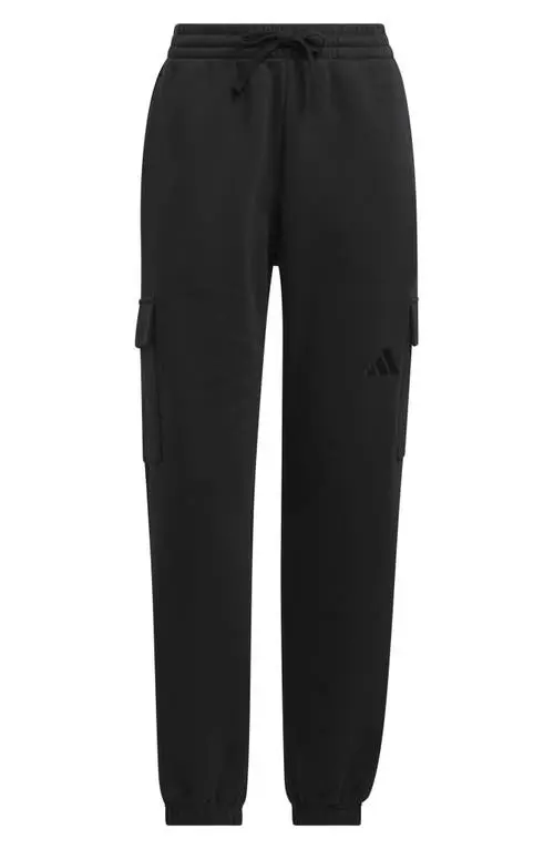 Adidas All Season Cargo Sweatpants - Black