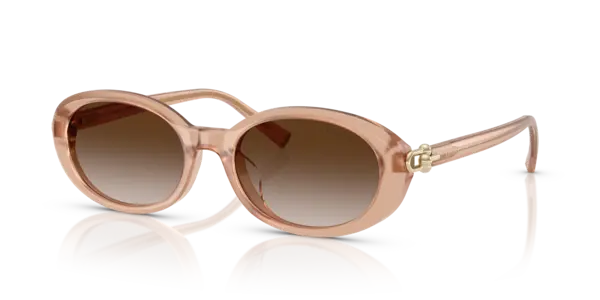 Tiffany & Co. Tf4242d Round Frame Sunglasses - Opal Nude