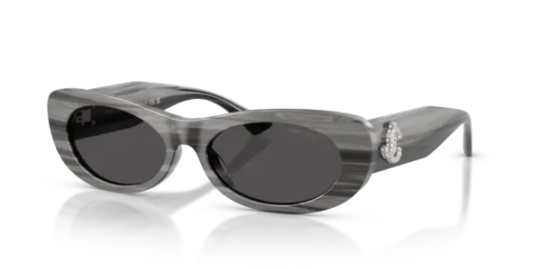 JIMMY CHOO Jc5038bu Sunglasses - Striped Black