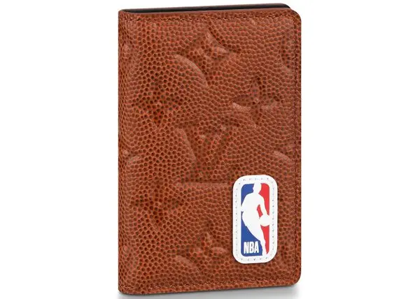 LOUIS VUITTON X Nba Pocket Organizer Ball Grain Leather - Brown