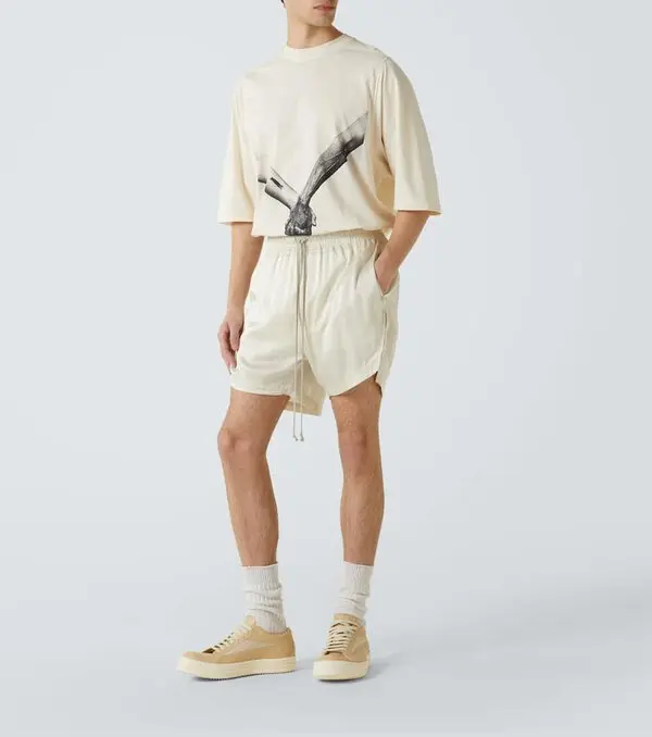 Rick Owens Charmeuse Shorts