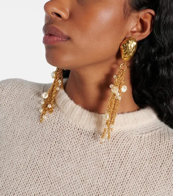 Chloé Shell Dangle Earrings