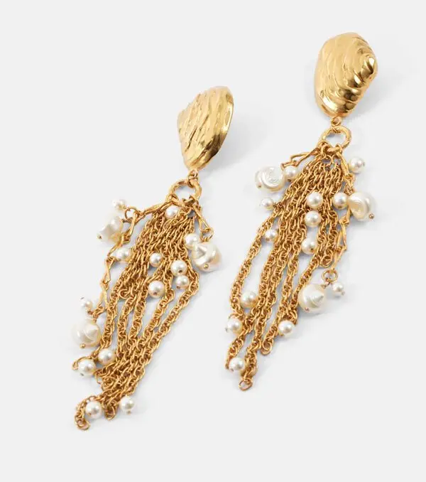 Chloé Shell Dangle Earrings