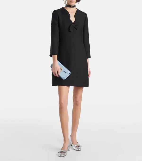 Valentino Garavani Crepe Couture Mini Dress